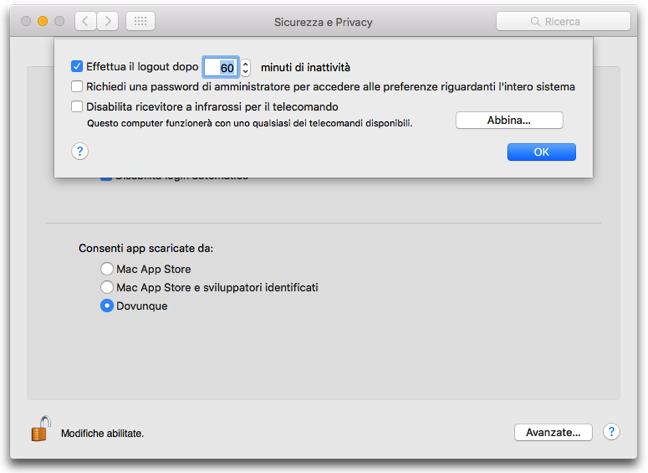 Sicurezza Mac: come impostare il logout automatico – SPIDER-MAC