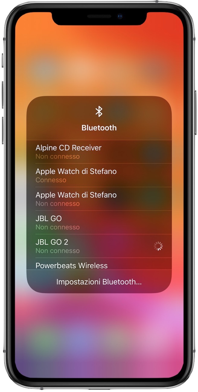 iOS 13 permette di cambiare Wi-FI e Bluetooth dal Centro di controllo ...