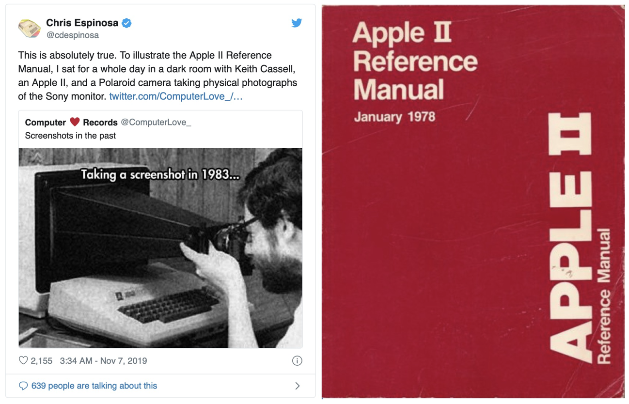 Apple II: come fotografare le schermate del monitor - SPIDER-MAC